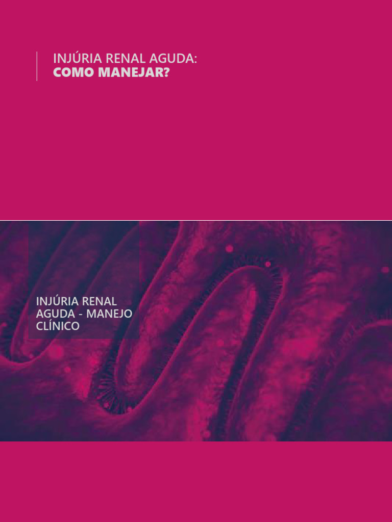 Injúria Renal Aguda Manejo Clínico | PDF | Sepse | Especialidades médicas