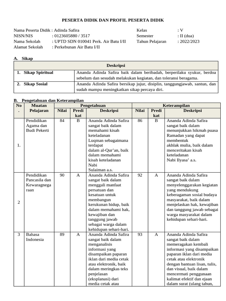 1. Adinda Safira | PDF