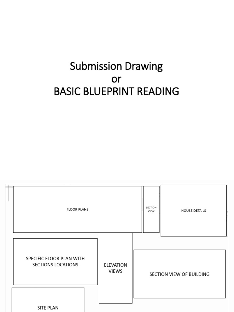 12-basic blue print reading OR Submission Drawing | PDF