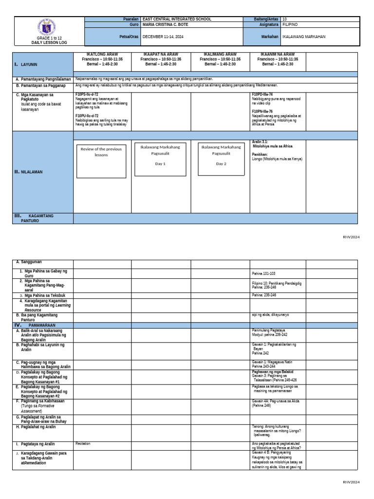 Fil Q2W5 | PDF