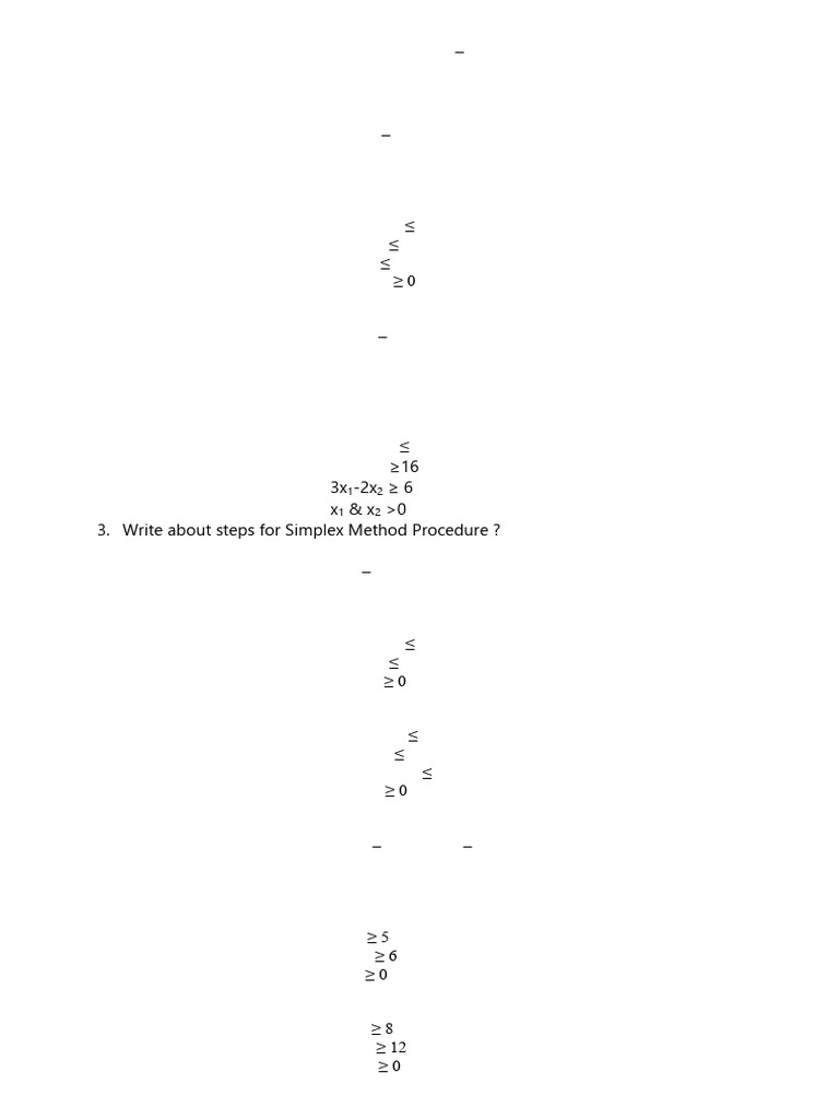 OR Setwise Assignment-1 Asec Questions | PDF | Mathematics Of Computing ...