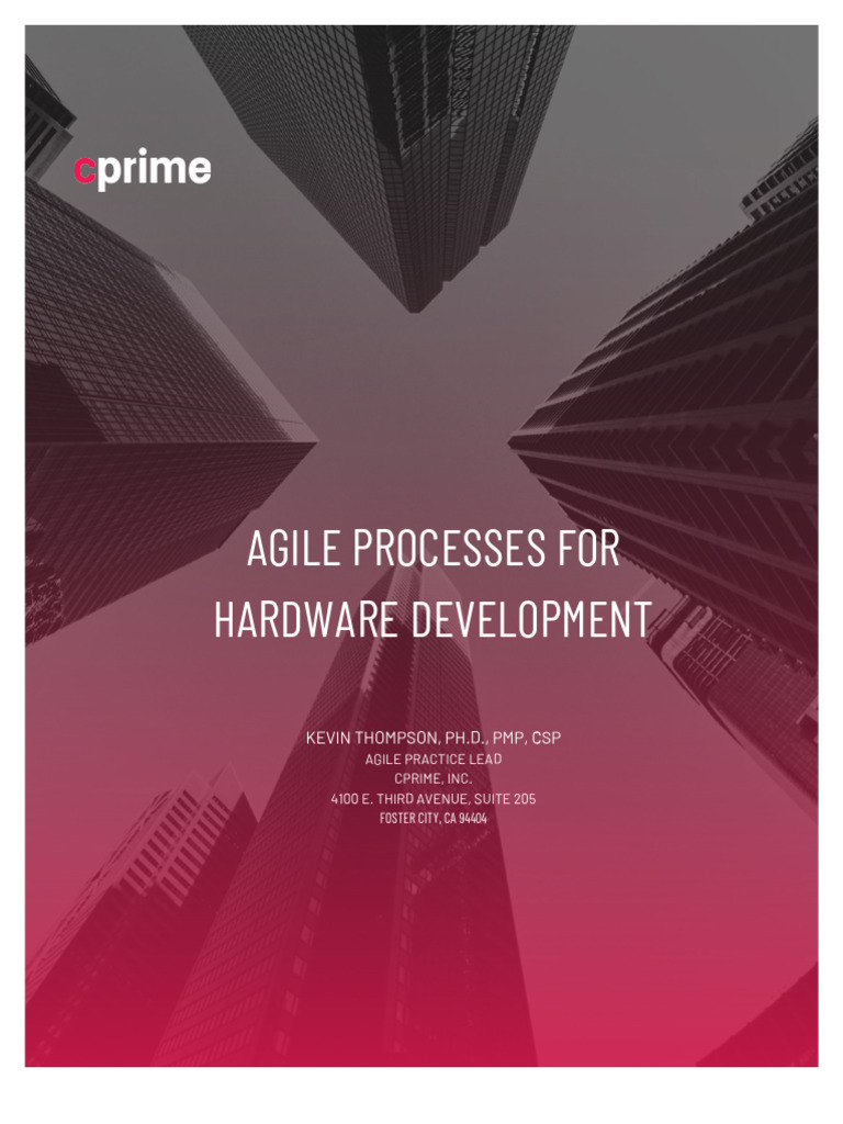 Agile Processes For Hardware Development | PDF | Agile Software Development | Software ...