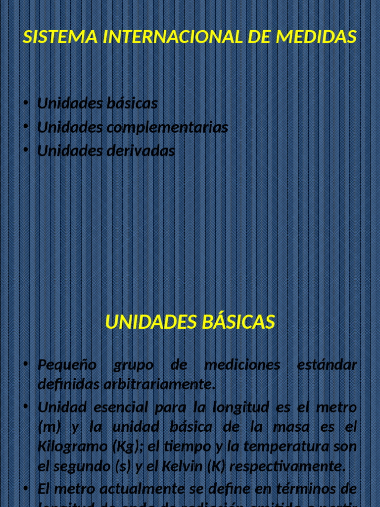 Sistema Internacional de Medidas | PDF | Sistema Internacional de ...