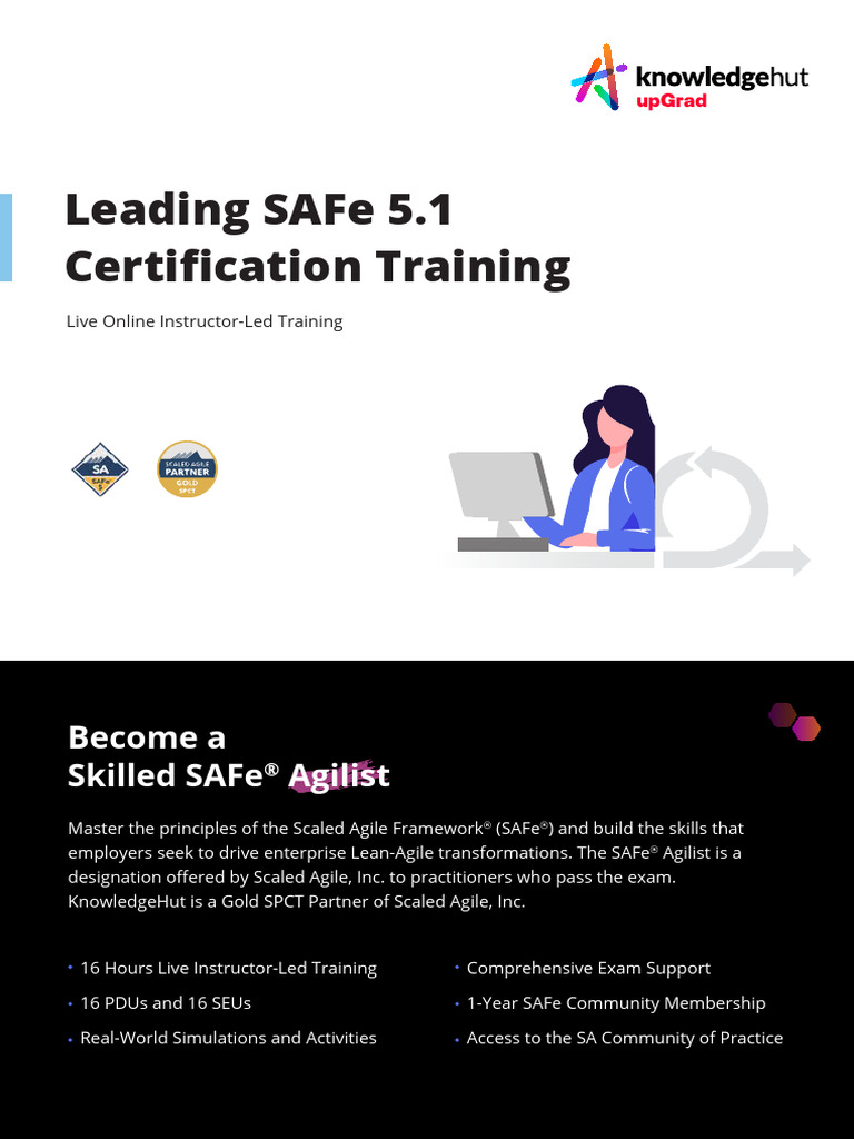 Leading SAFe 5.1 Training KnowledgeHut | PDF | Agile Software Development | Scrum (Software ...