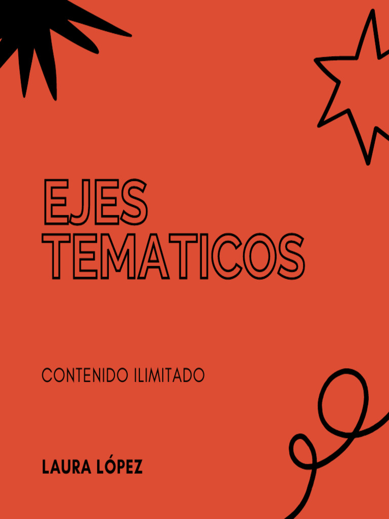 Ejes Temáticos Redes | PDF