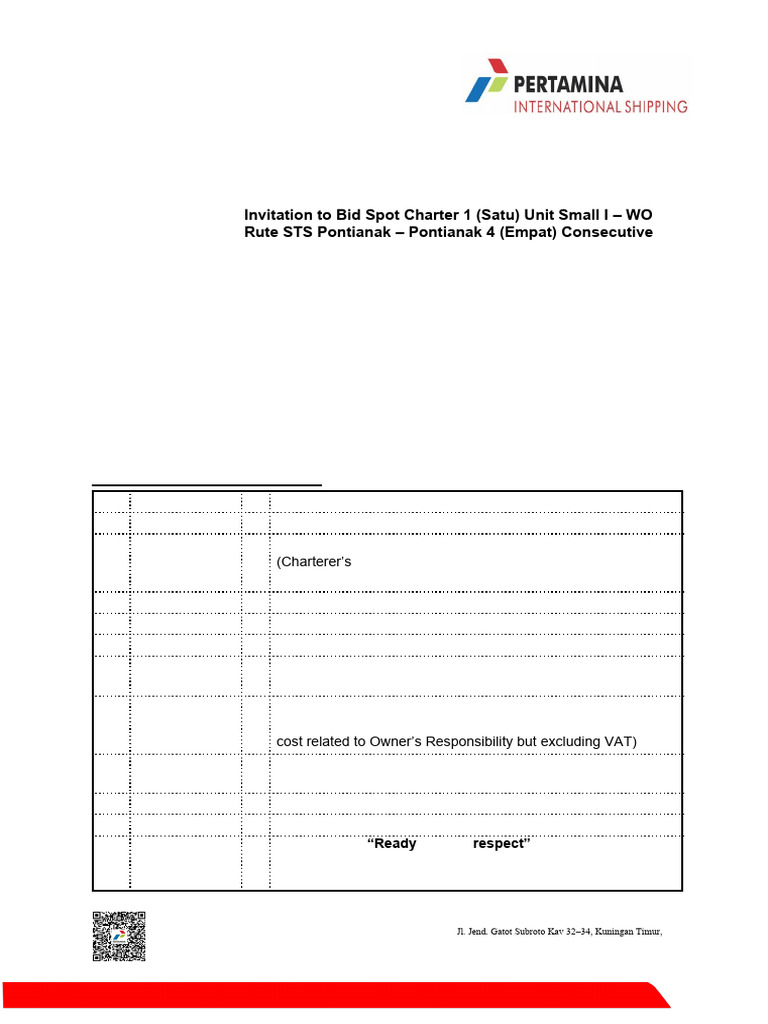 20Invitation to Bid Spot Charter 1 (Satu) Unit Small I – WO Rute STS ...