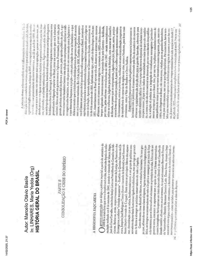 BASILE - Crise No Estado Monarquico | PDF