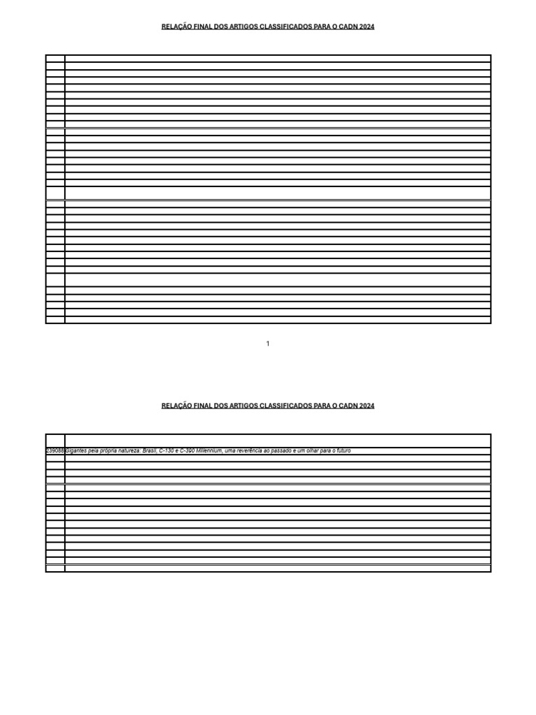 Artigos Selecionados para o CADN 2024 | PDF | Brasil | Geopolítica