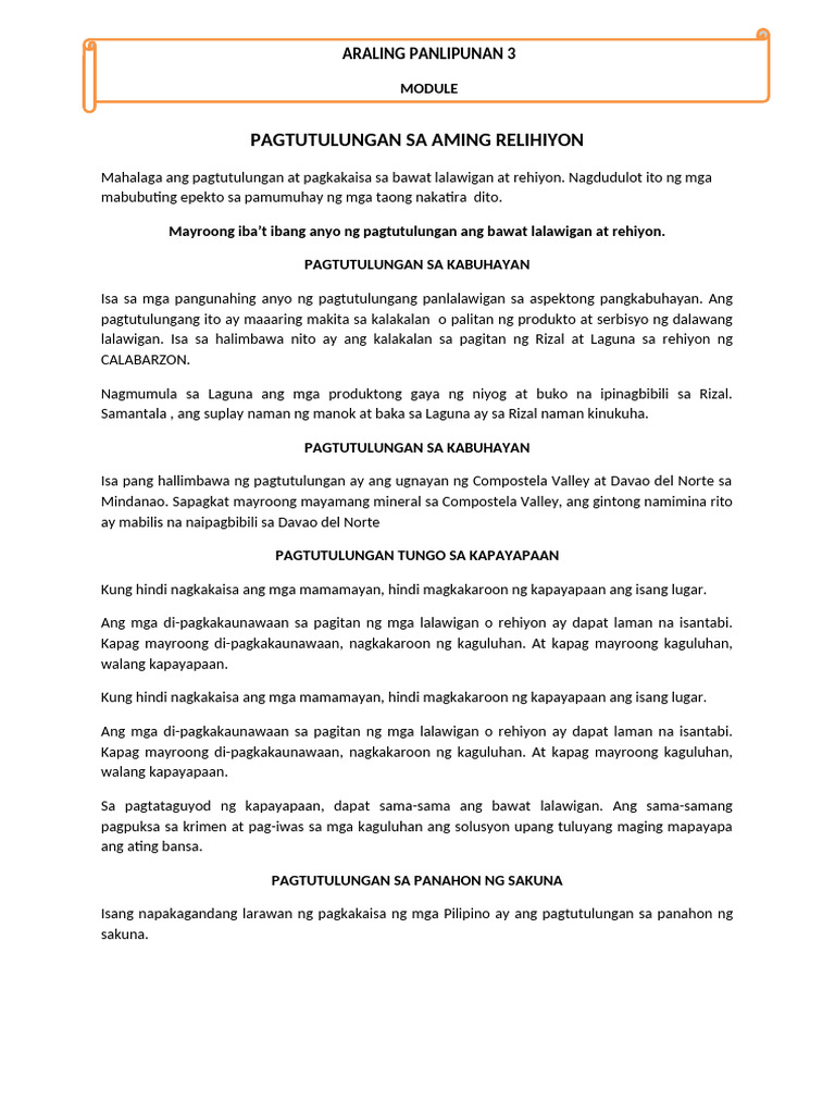 (AP 3 4TH QUARTER MODULE IN AP3) | PDF