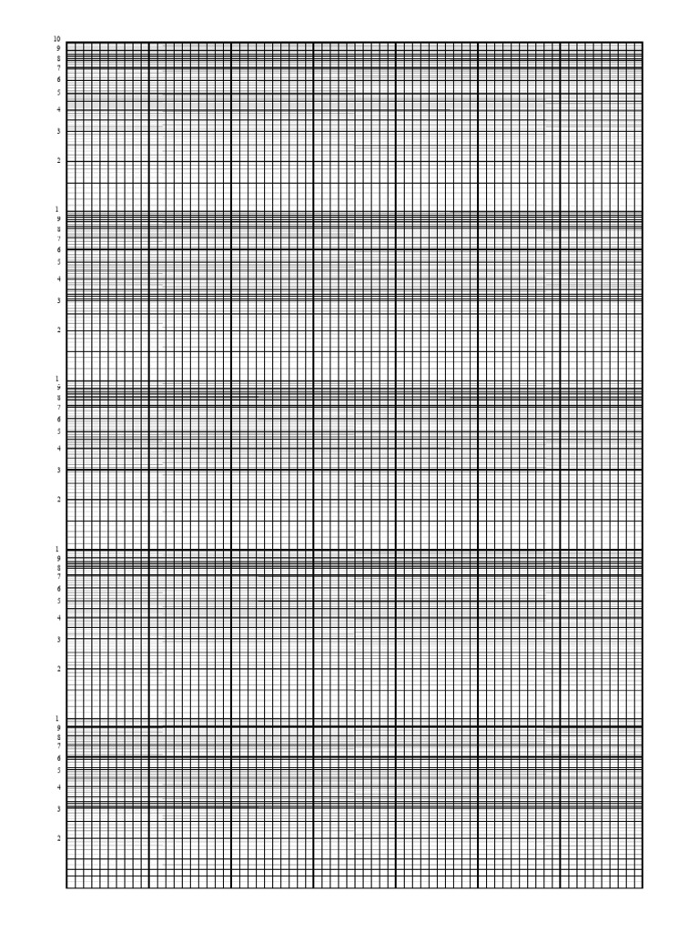 Semi Log Graph Paper | PDF
