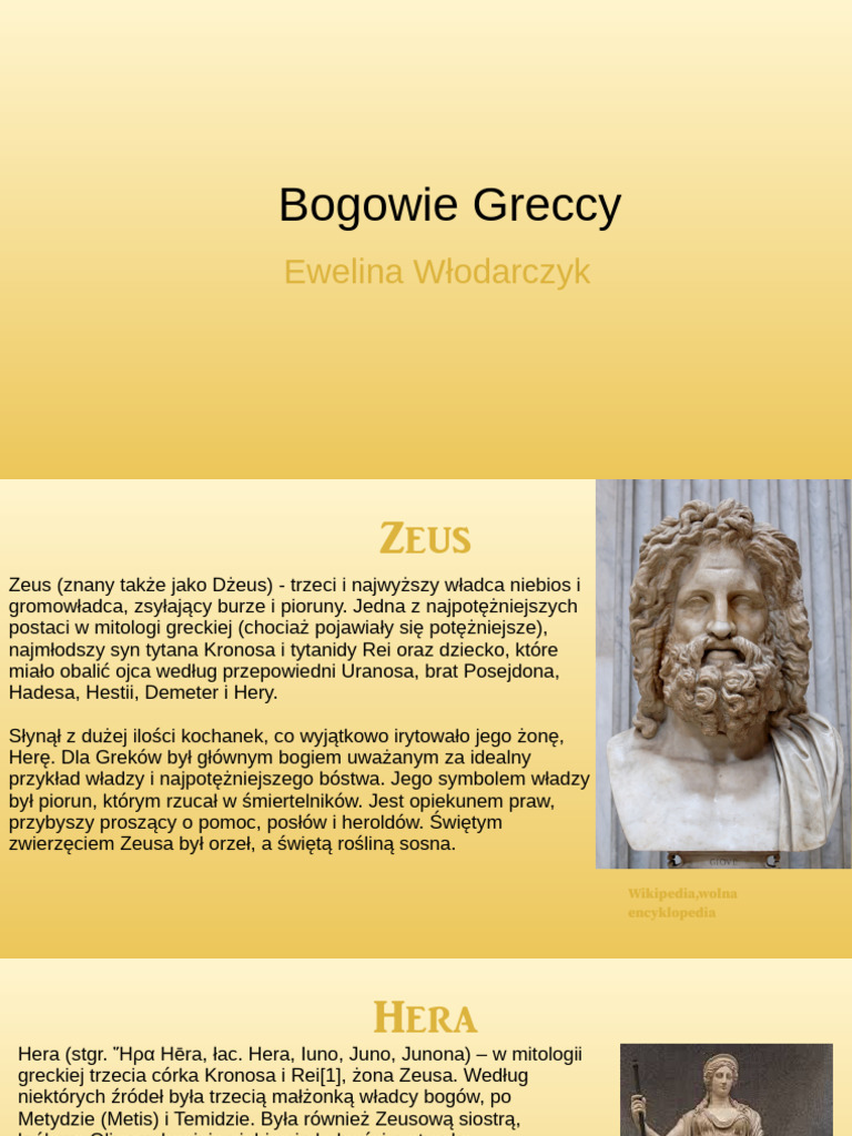 Bogowie Greccy | PDF