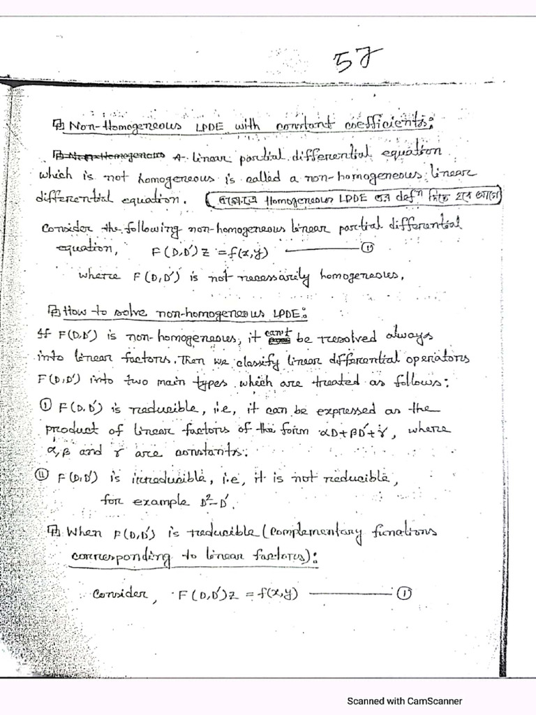 Non Homogeneous | PDF