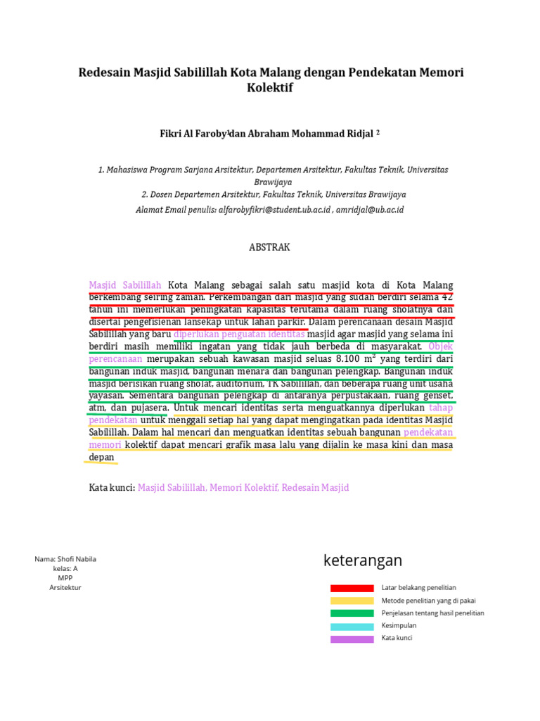 4 Abstrak+Jurnal - Fikri+Al+Faroby - FT+ PDF | PDF