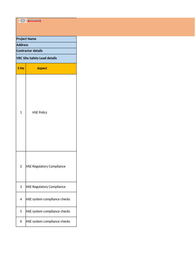 HSE Audit Report 5 Contractors SITES 2025 (2) | PDF | Personal ...