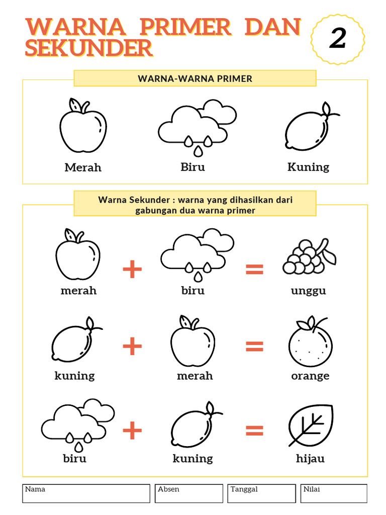 Warna Primer Dan Sekunder | PDF
