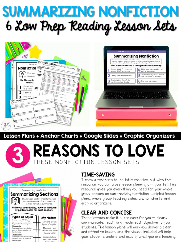 6 Low Prep Nonfiction Reading Lessons | PDF | Lesson Plan | Human ...