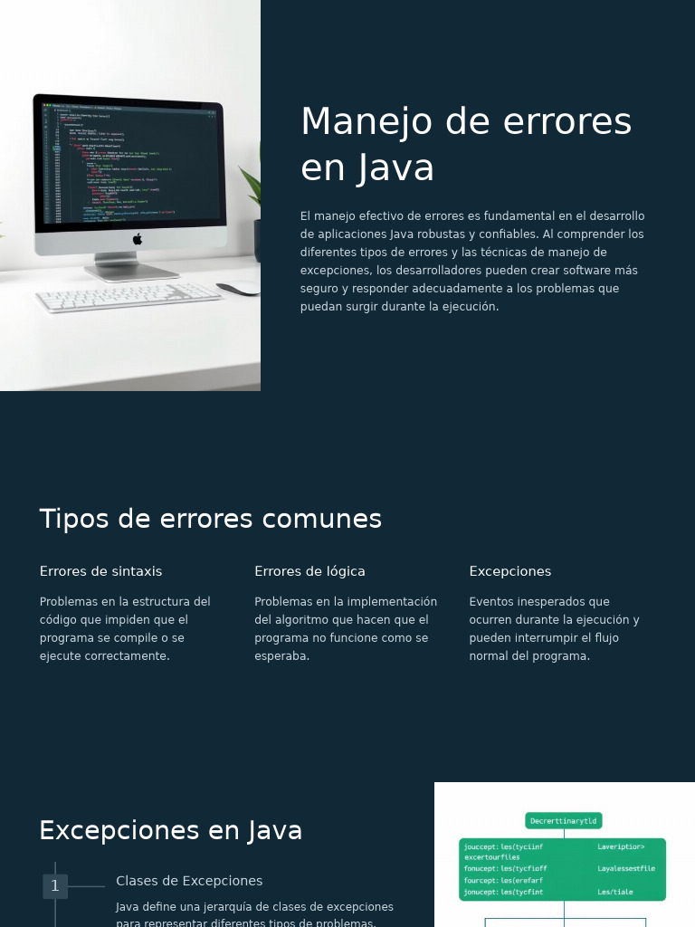 Manejo de Errores en Java (1) | PDF | Java (lenguaje de programación ...