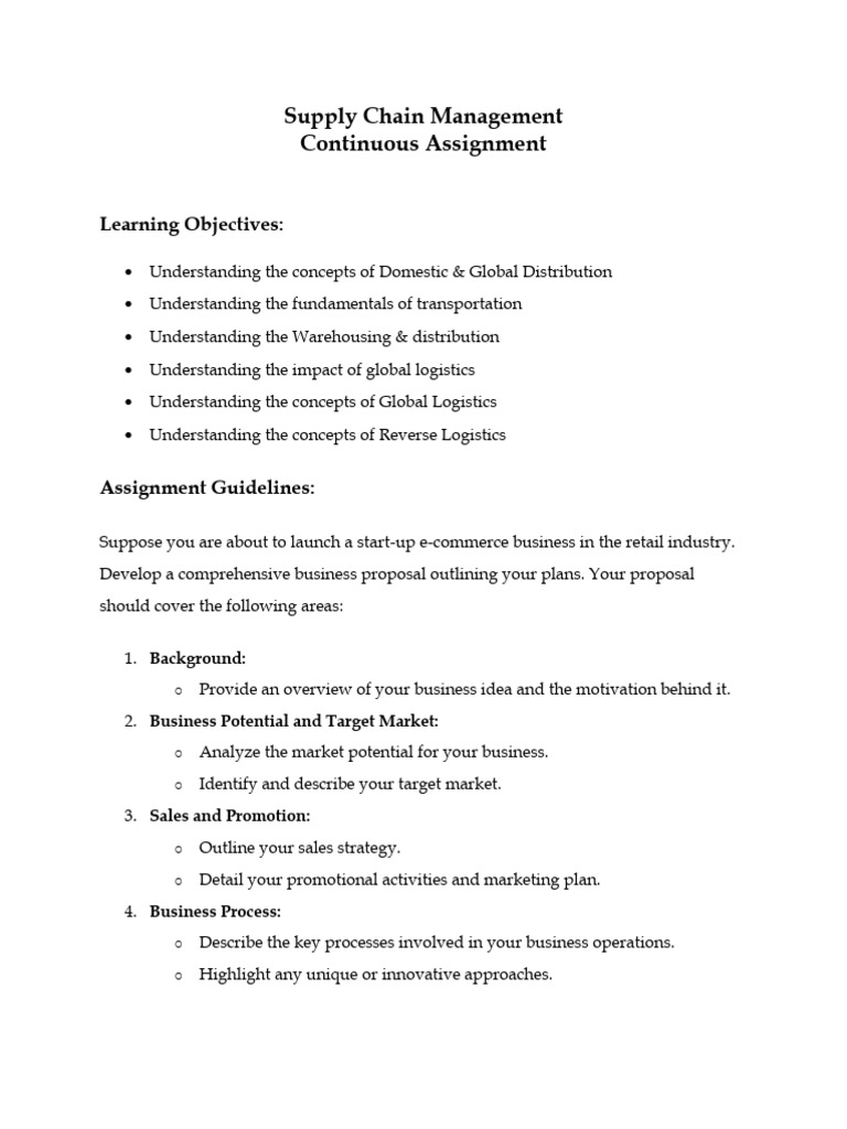 SCM - Continuous Assignment | PDF