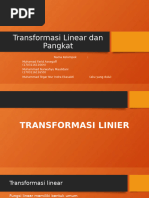 Transformasi Linear | PDF