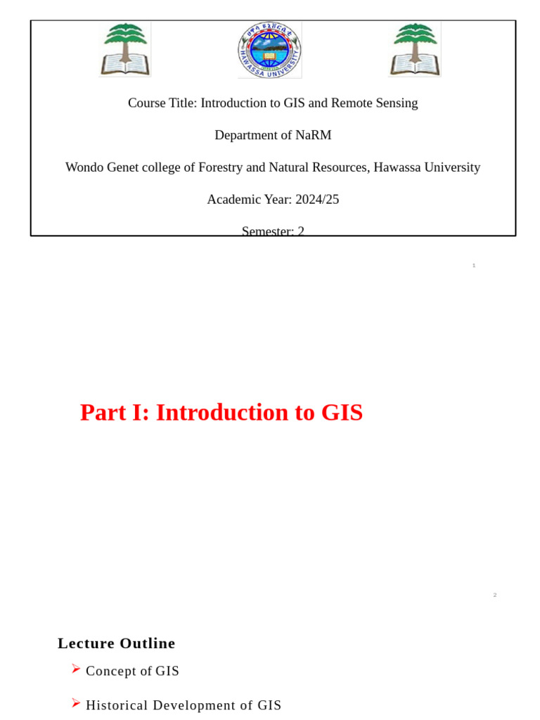 Introduction To GIS and RS | PDF | Geographic Information System | Latitude