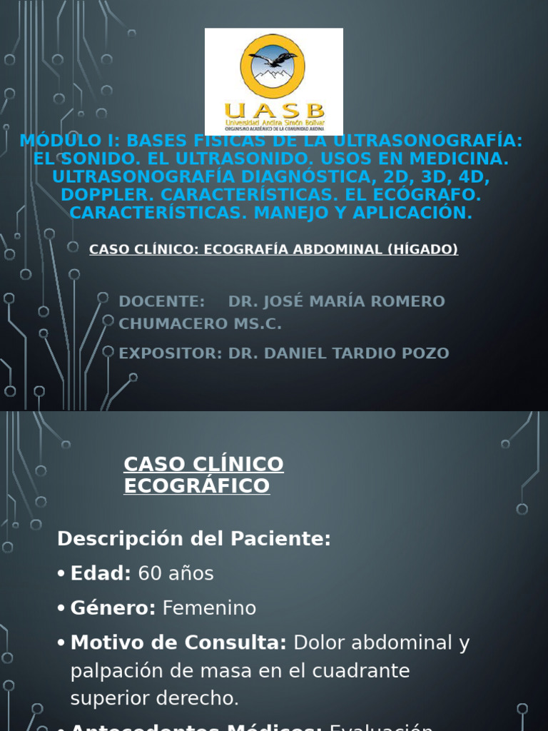 Quiste Hepático Simple en Ecografía | PDF | Ultrasonido médico ...