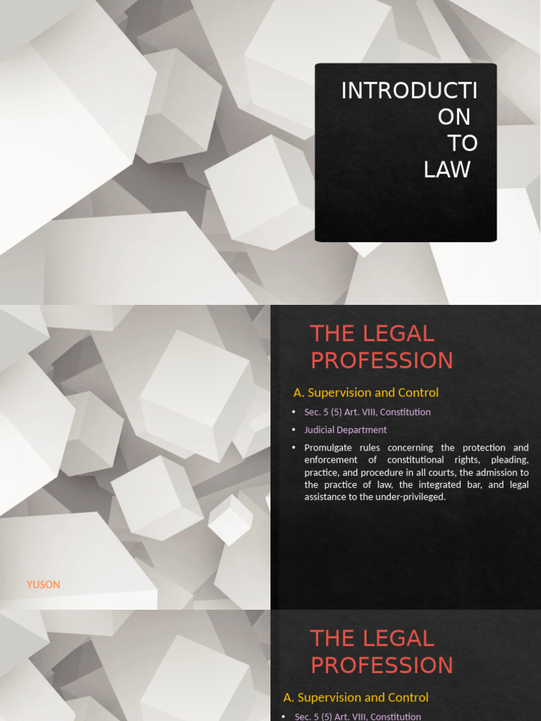 Overview of Philippine Legal Profession | PDF | Lawyer | Practice Of Law
