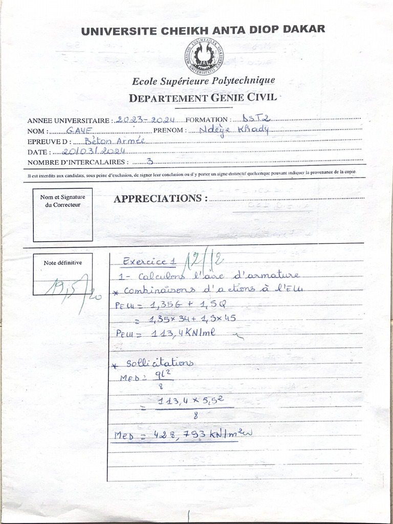 Universite Cheikh Anta Diop Dakar | PDF