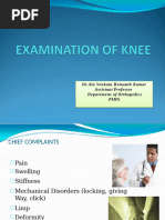 Comprehensive Knee Examination OSCE Guide | PDF | Knee ...
