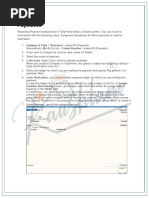 Managing Sales Returns in Tally | PDF | Invoice | Voucher