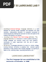 Introduction To Mozhigal Vision For Language Lab | PDF