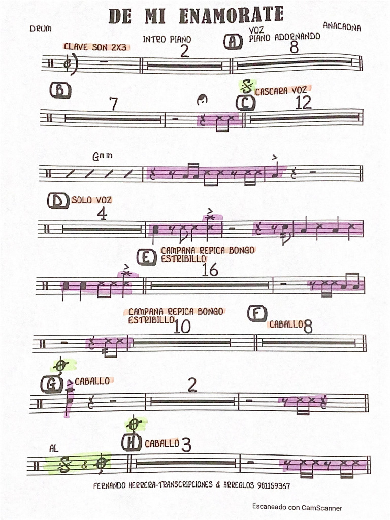 De Mi Enamórate | PDF