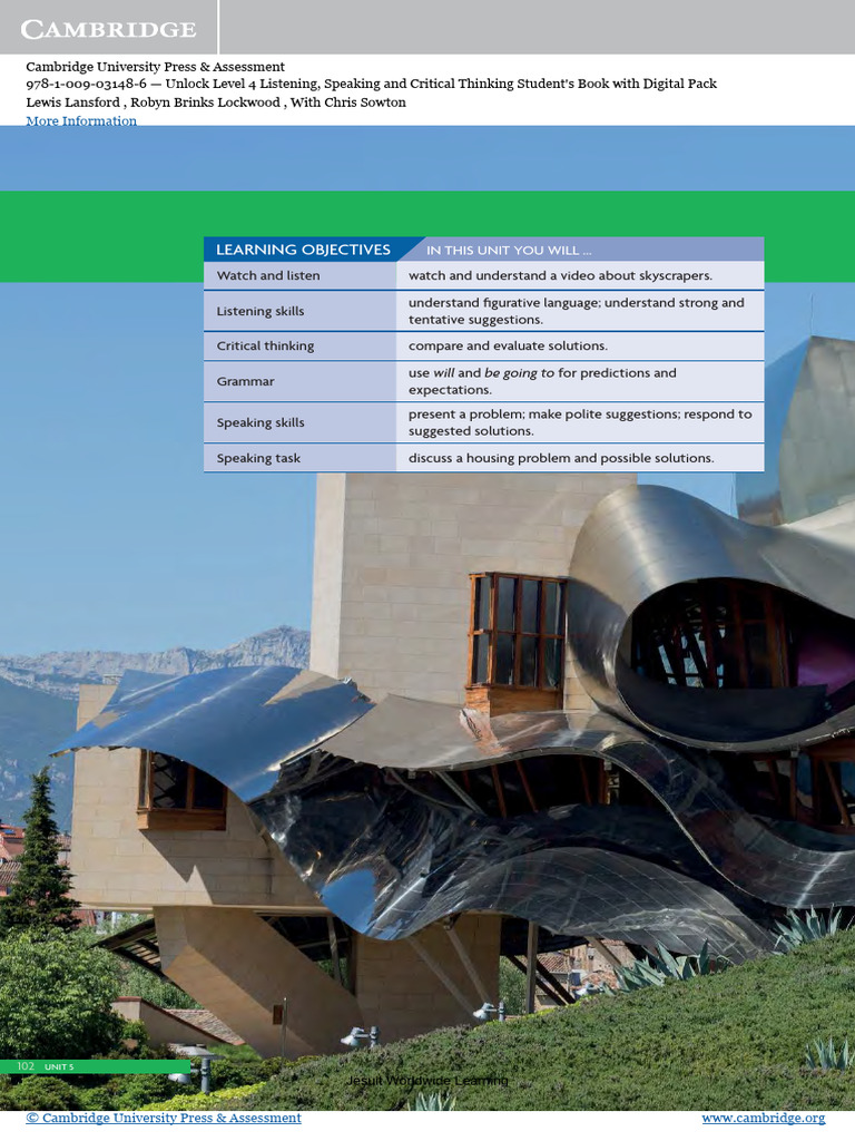 Unlock Level 4 Listening & Speaking Skills | PDF | Critical Thinking