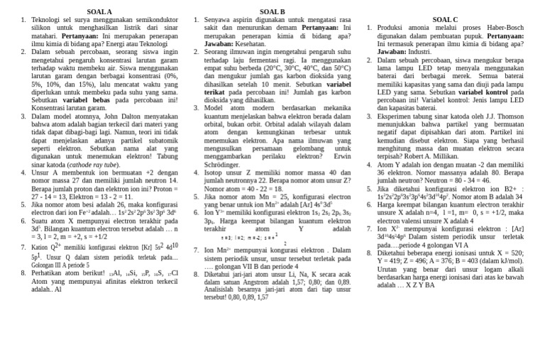 Soal CCK | PDF