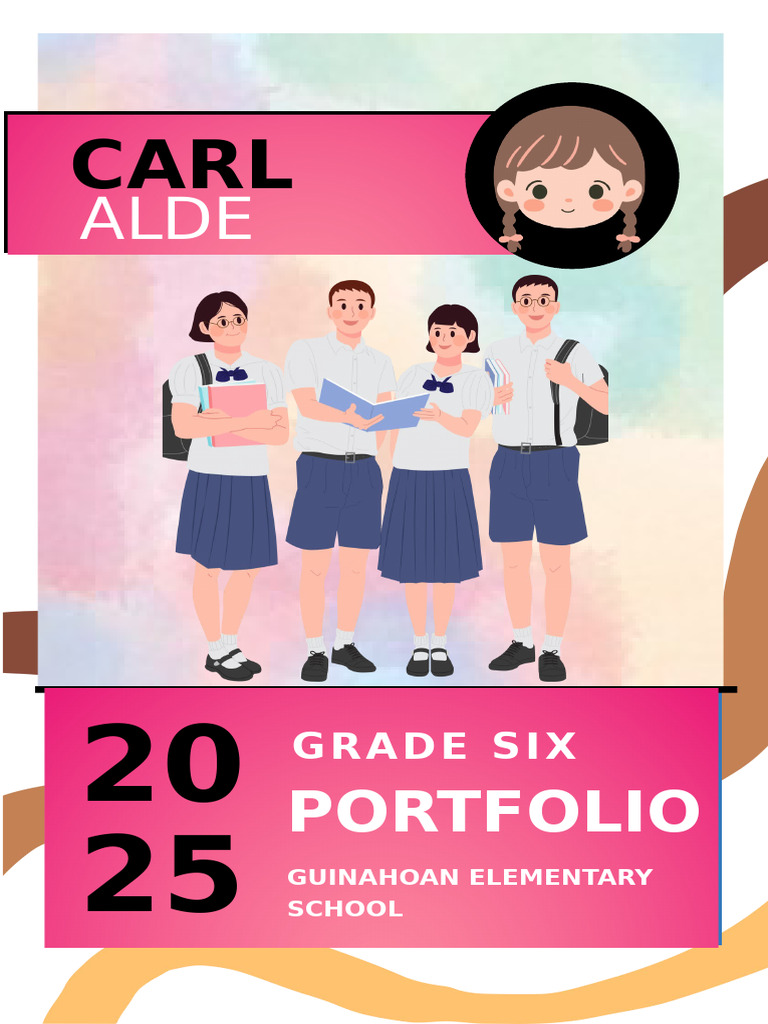 Portfolio for grade vi | PDF