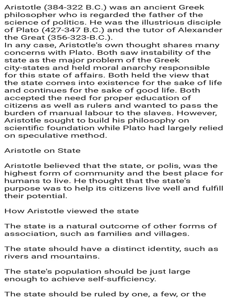 Aristotle | PDF | Citizenship | Justice