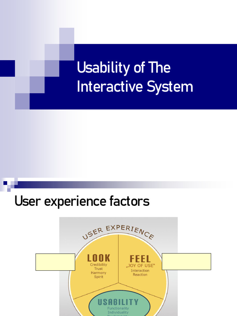 Usability of Interactive System | PDF | Usability | User Experience