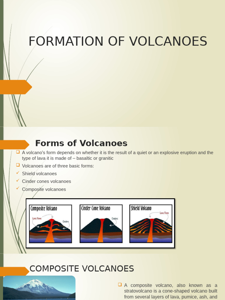 Formation of Volcanoes | PDF | Volcano | Lava