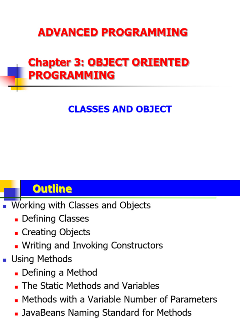 Object-Oriented Programming Concepts | PDF | Class (Computer ...