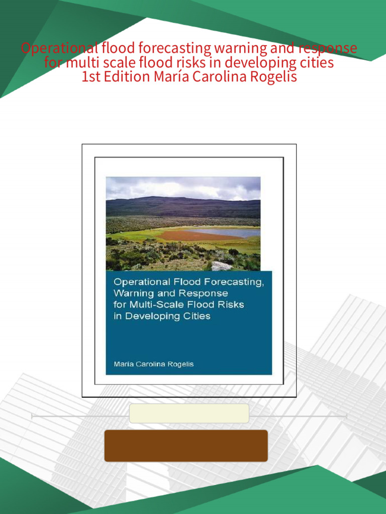 Operational Flood Forecasting Warning and Response For Multi Scale ...