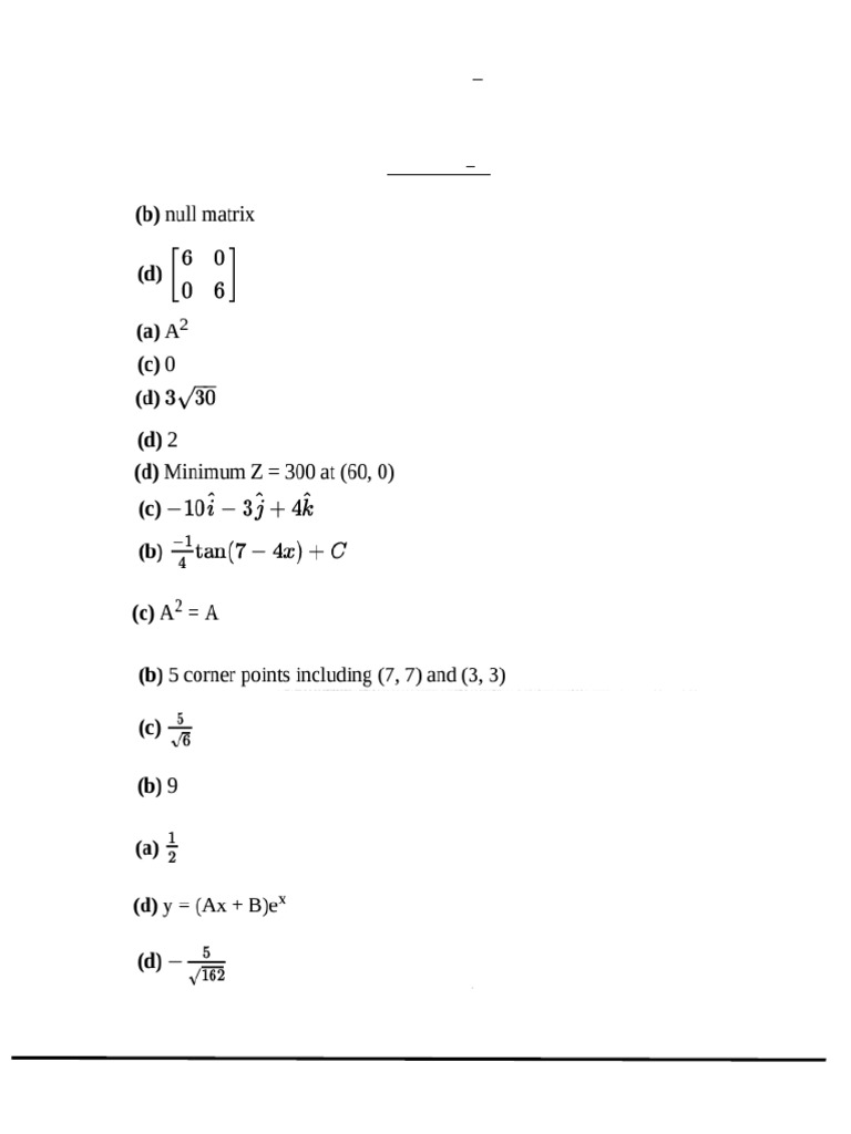 GRADE 12_PB2_MATH_SET A(MS) | PDF