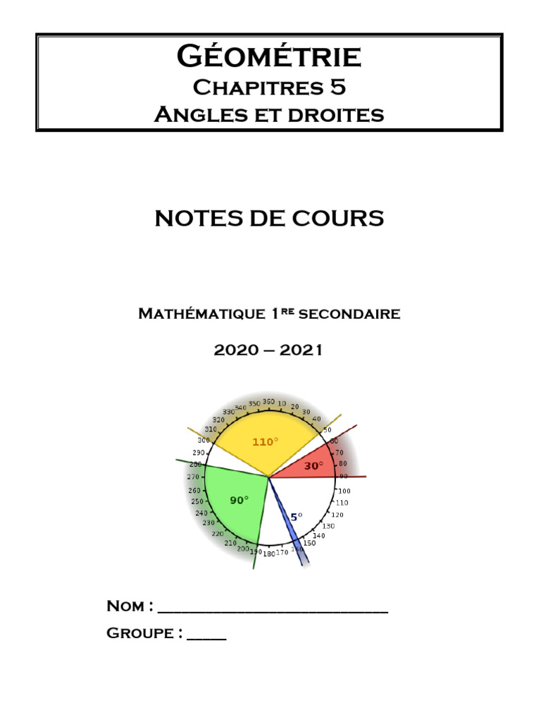 Angles adjacents en géométrie | PDF | Triangle | Géométrie euclidienne