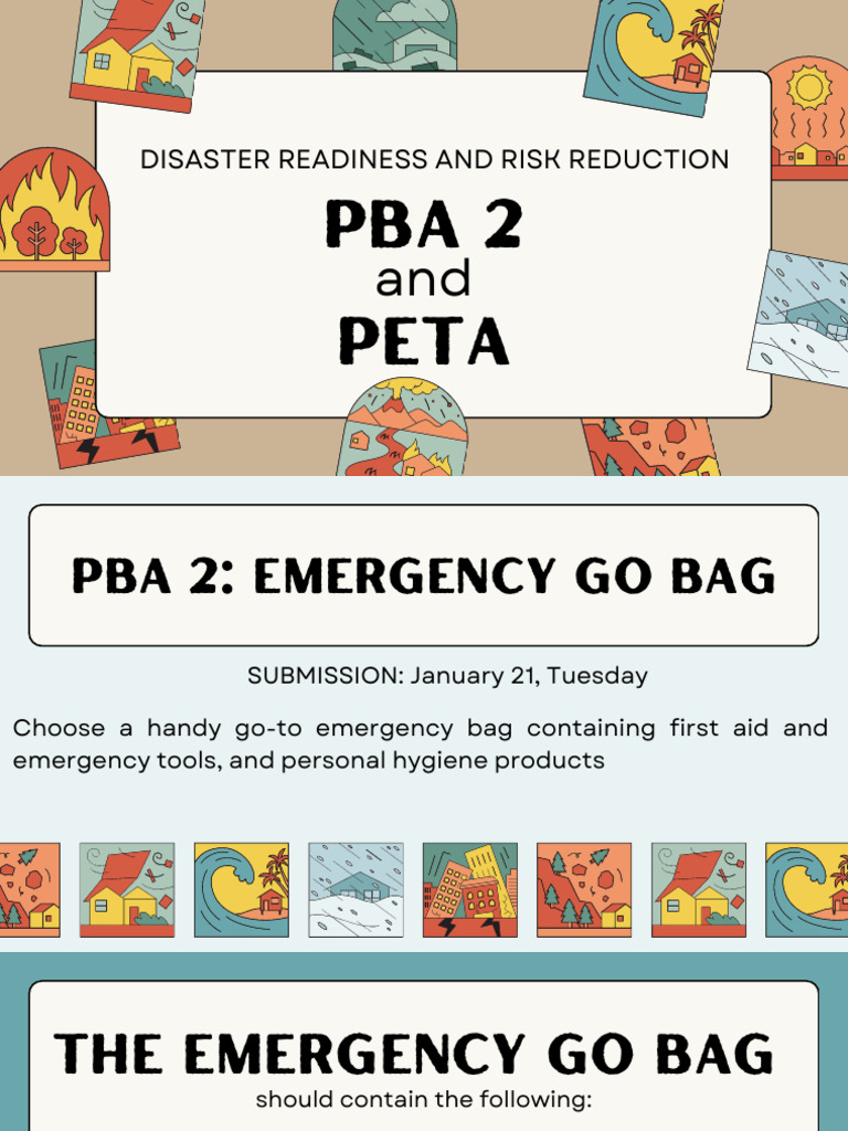 3RDQ Pba Peta DRRR | PDF