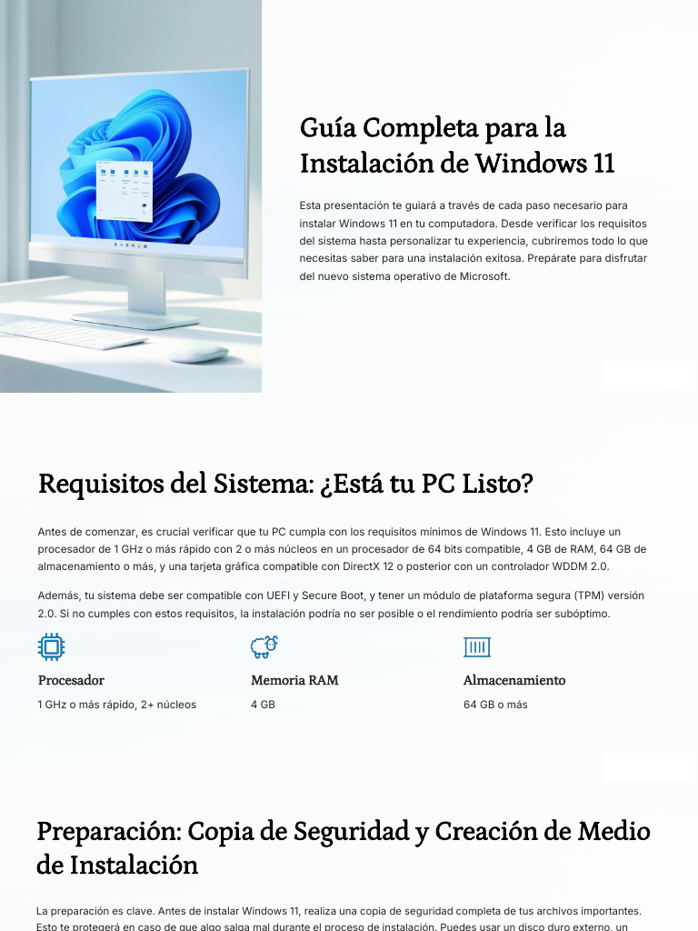 Pasos para Instalar Windows 11 | PDF | Arranque | Bios