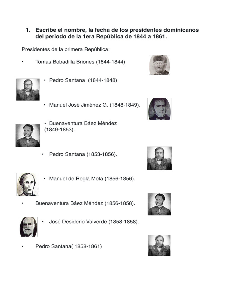 Trabajo final Historia | PDF | República Dominicana Trabajo final Historia | PDF | República Dominicana