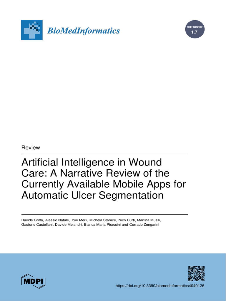 Biomedinformatics 04 00126 With Cover | PDF | Image Segmentation | Artificial Intelligence