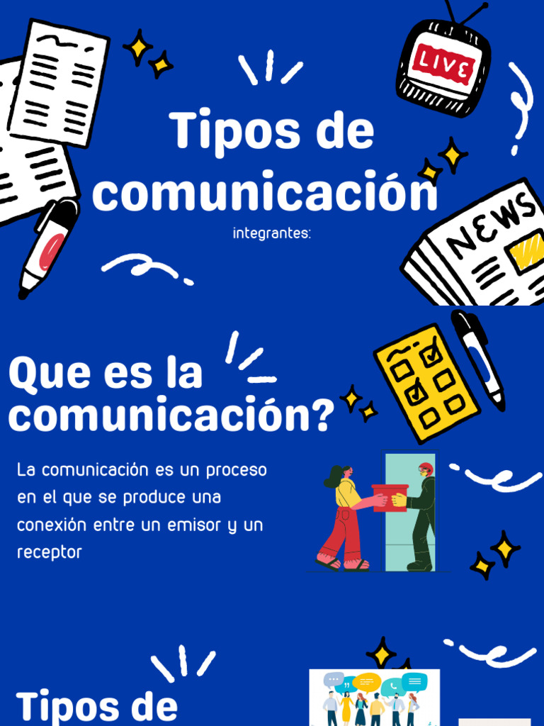 Diapositivas Tipos de Comunicación | PDF