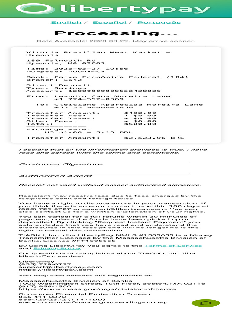 Liberty Pay | PDF