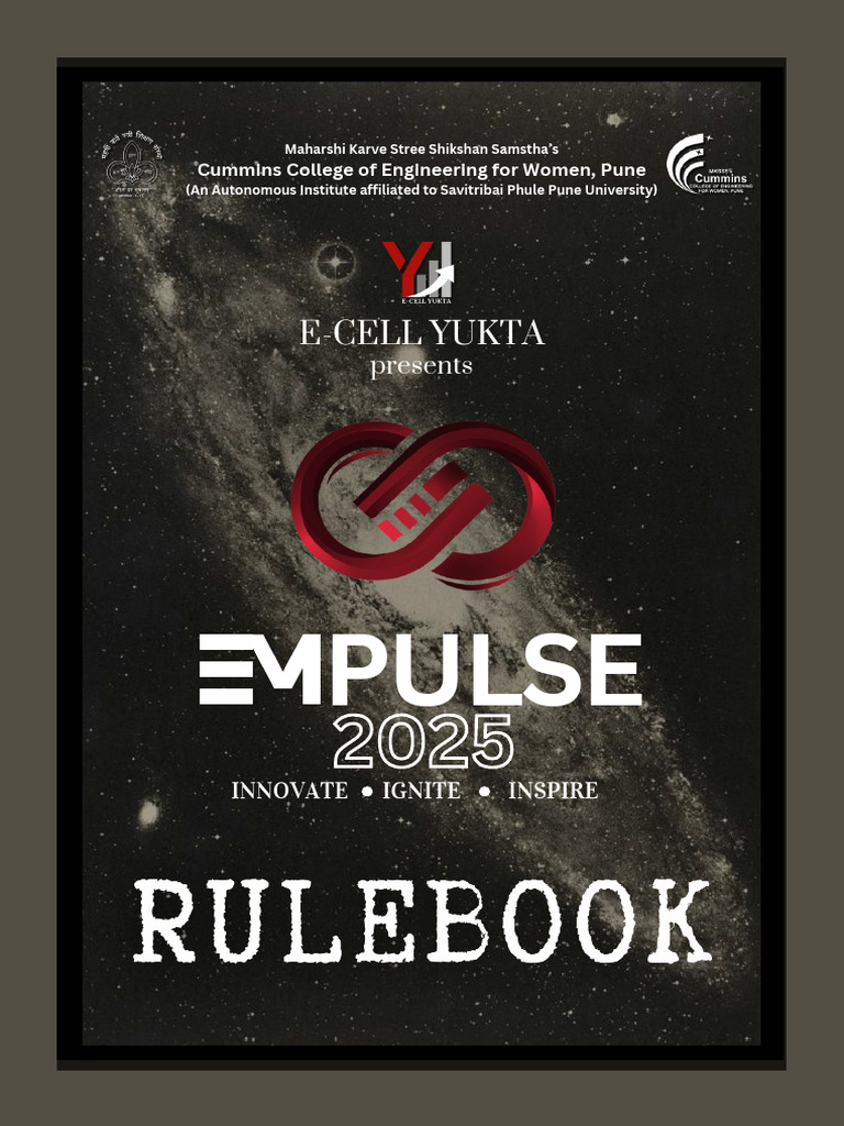 Final Empulse 2025 RuleBook | PDF | Business | Economies