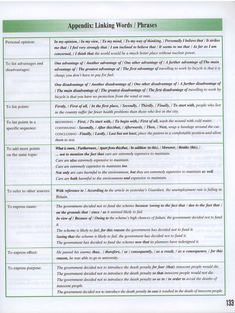 Linking - Words | PDF
