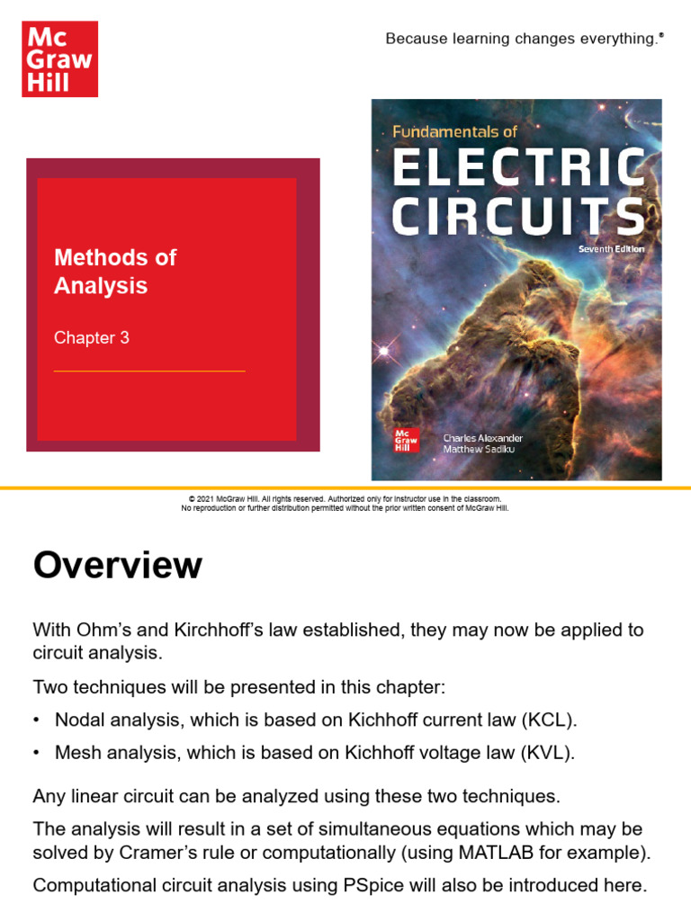 Alexander FundamentalsElectricCircuits 7e Chap003 PPTs | PDF | Bipolar Junction Transistor ...